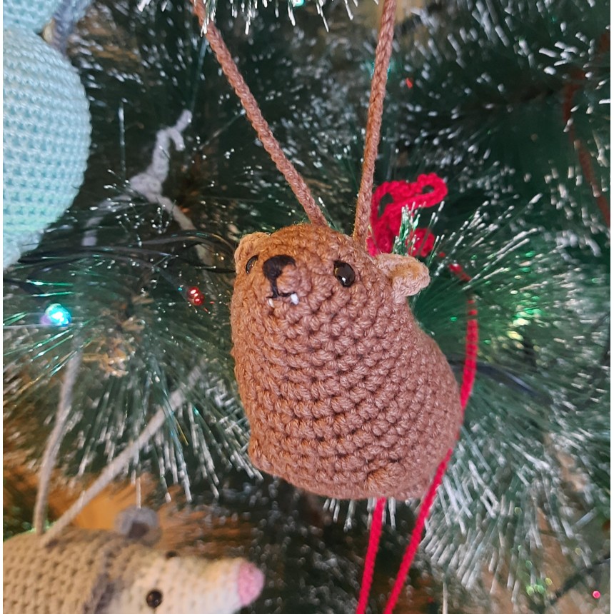 Rock Hyrax Wawa Awawa animal for rear view mirror, bag charm, keychain ...