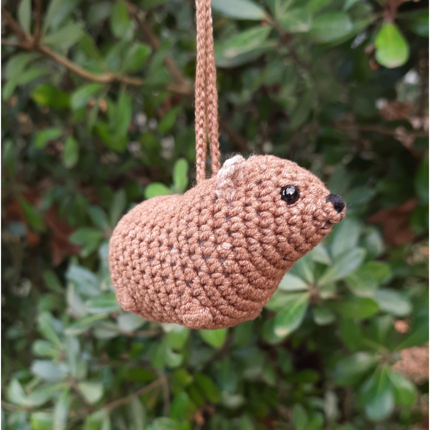 Rock Hyrax Wawa Awawa animal for rear view mirror, bag charm, keychain ...